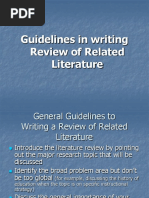 Tips in RRL and RRS Writing | PDF | Methodology | Academic Discipline ...