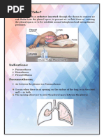 Chest Tube Insertion and Monitoring | PDF | Thorax | Exhalation