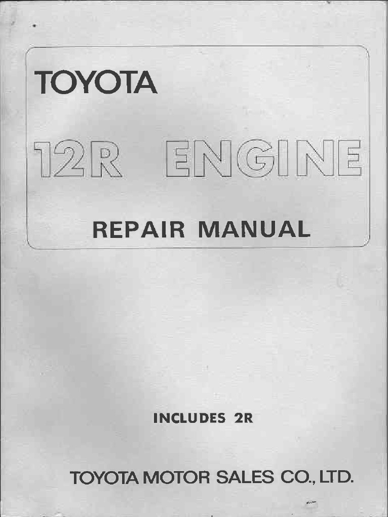 Manual 12r | PDF | Carburetor | Piston