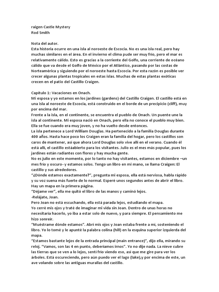 Raigen Castle Mystery | PDF | Castillo | Isla