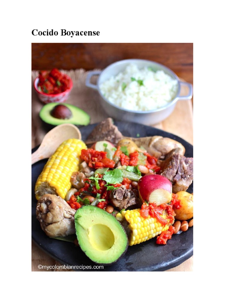 Cocido Boyacense | PDF