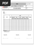 Contoh Checklist Box Hydrant | PDF