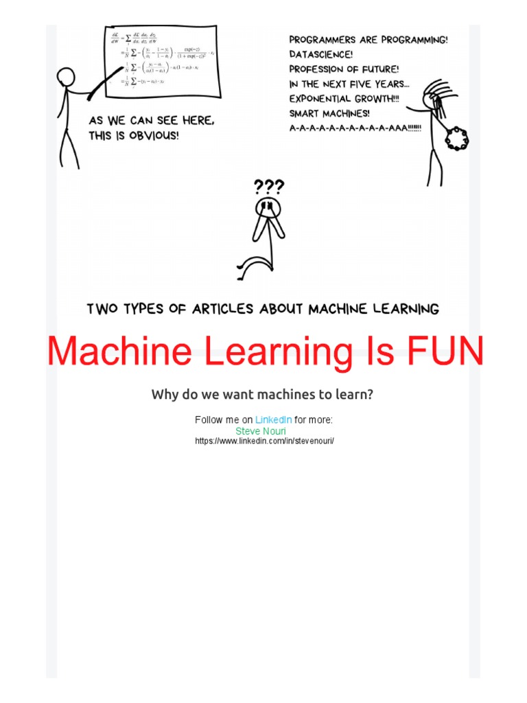 Machine Learning Is Fun 1565131730 | PDF | Artificial Neural Network ...