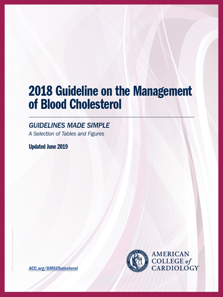 Guidelines Made Simple Tool 2018 Cholesterol | PDF | Statin | Low ...