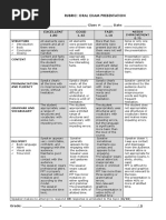 Rubric For Sway Presentations | PDF | Rubric (Academic) | Semiotics