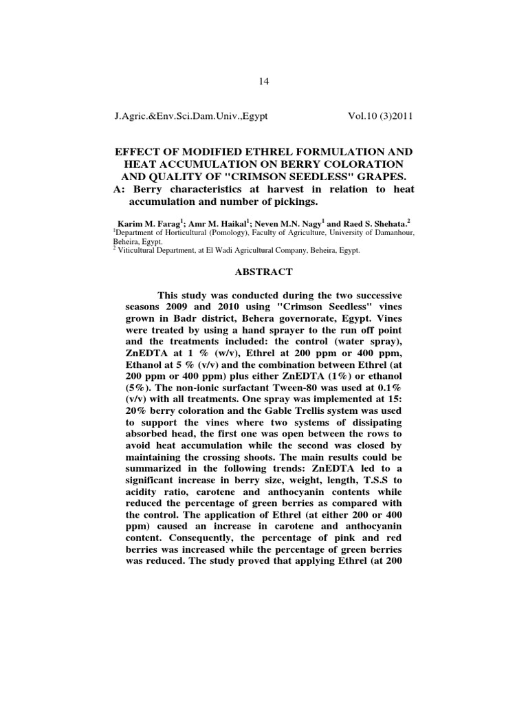 Karim M. Farag Amr M. Haikal Neven M.N. Nagy and Raed S. Shehata | PDF ...