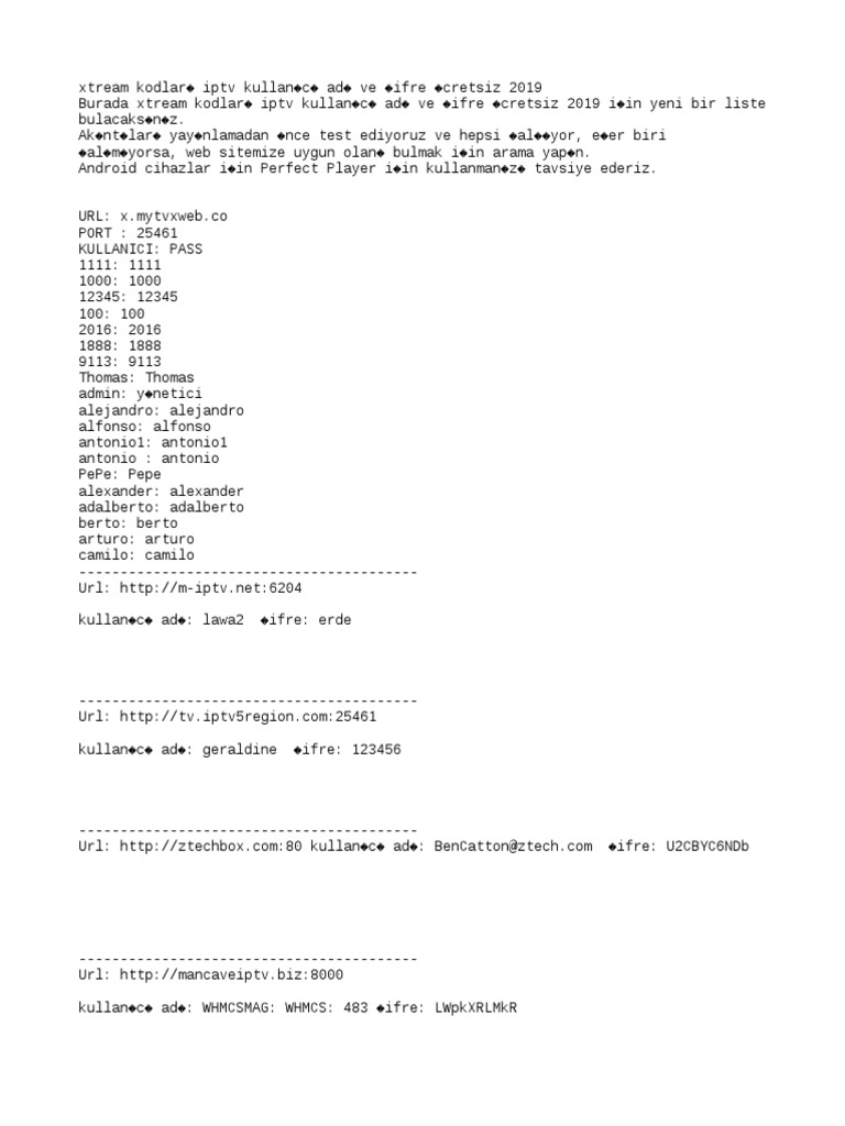 Xtream-İptv Smart Kodlar | PDF | Network Architecture | Intertextuality