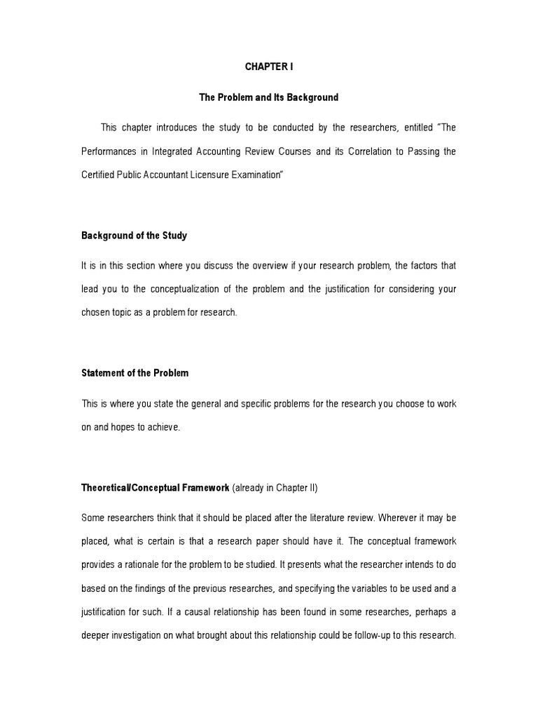 Chapter 1 The Problem and Its Background | PDF | Hypothesis | Cognitive Science