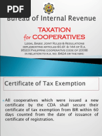 BIR Form 1945: Tax Exemption for Cooperatives | PDF | Internal Revenue ...