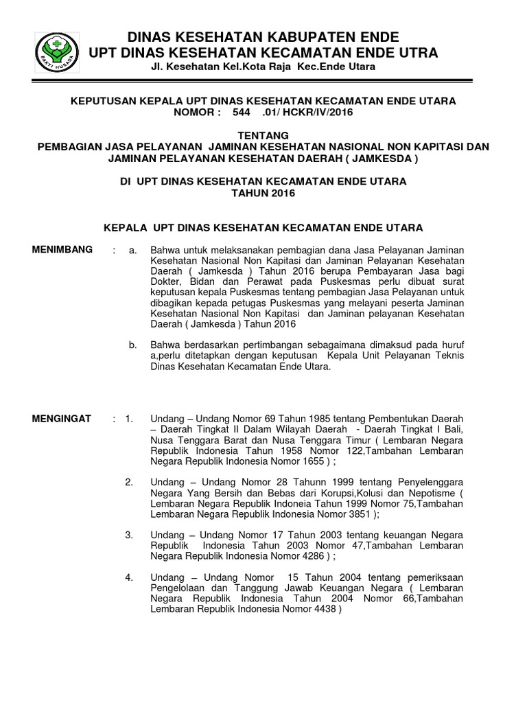 Sk Jkn Non Kapitaasi Pdf