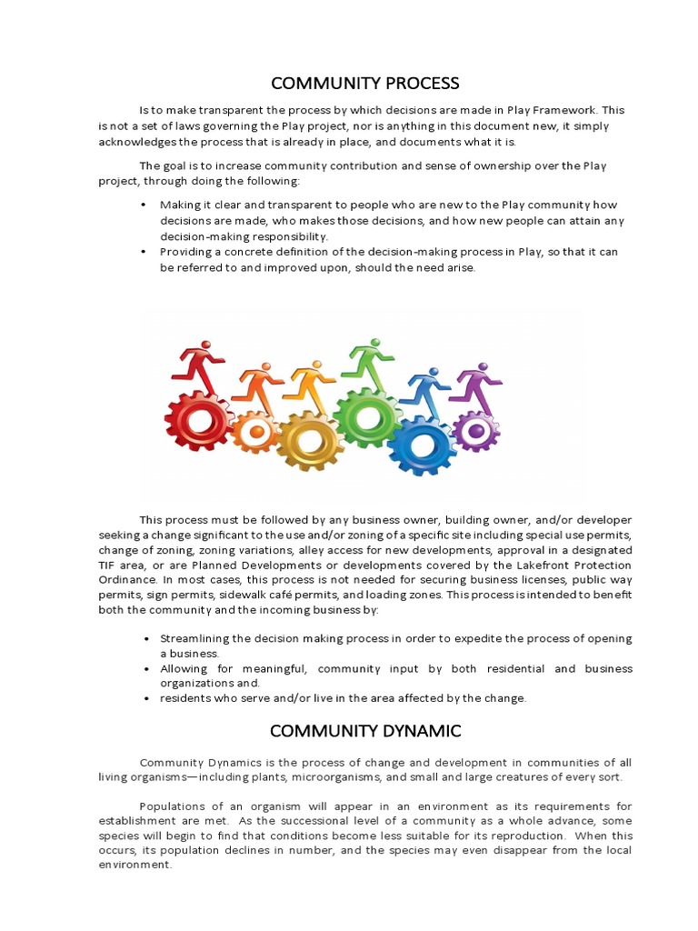 Community Processes 1 | PDF | Empowerment | Community