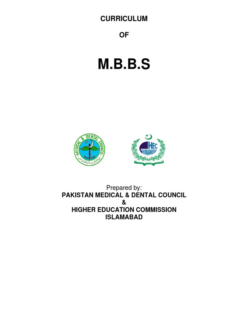 Mbbs Curriculum | PDF | Metabolism | Heart