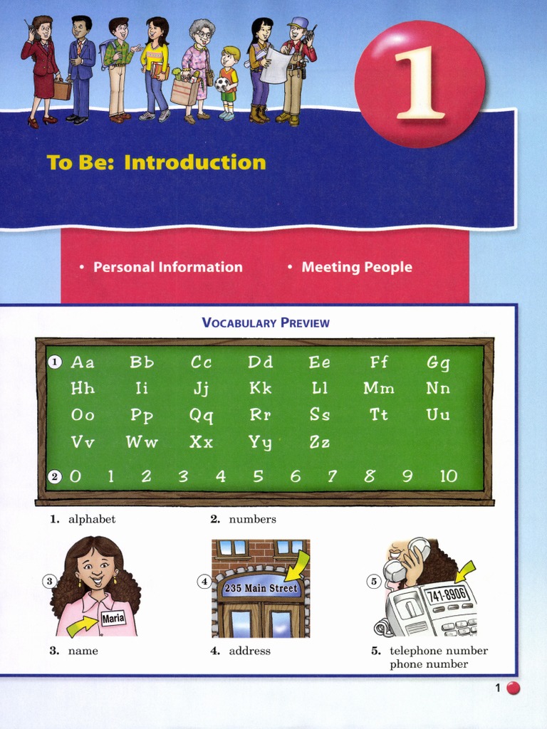 Side by Side Third Edition Book1 01 | PDF