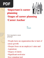 Overview of Schein's Career Anchors | PDF | Autonomy | Leadership