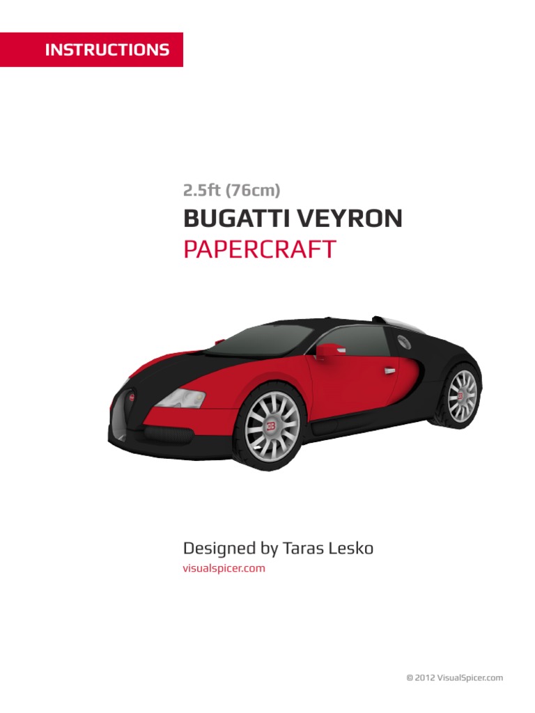 Bugatti Veyron Instructions | PDF | Motor Vehicle | Car Manufacturers ...