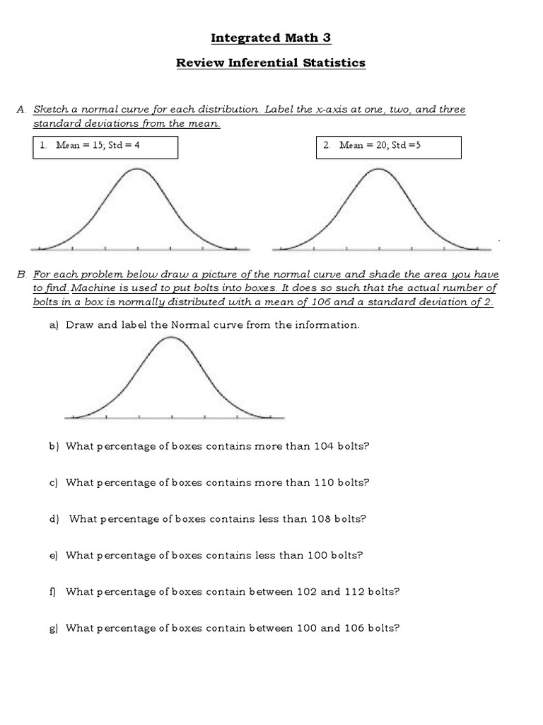Review Inferential Statistics 2 Statistical Hypothesis Testing Mean