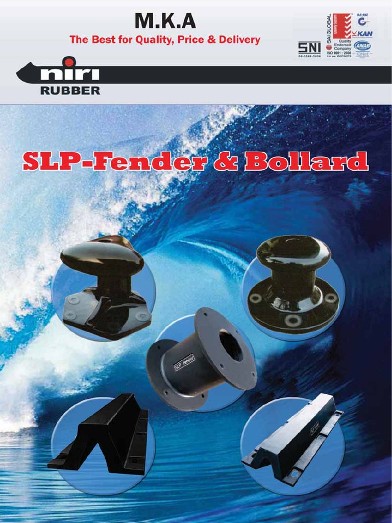 Brosur Fender & Bollard MKA PDF | PDF | Structural Engineering | Materials