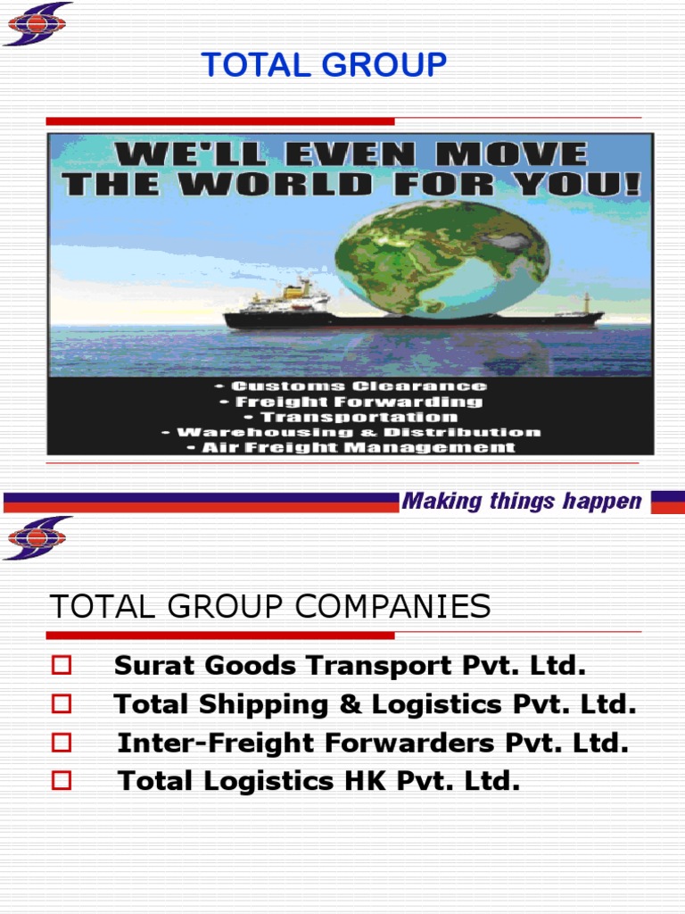 Total Group Profile | PDF | Logistics | Warehouse