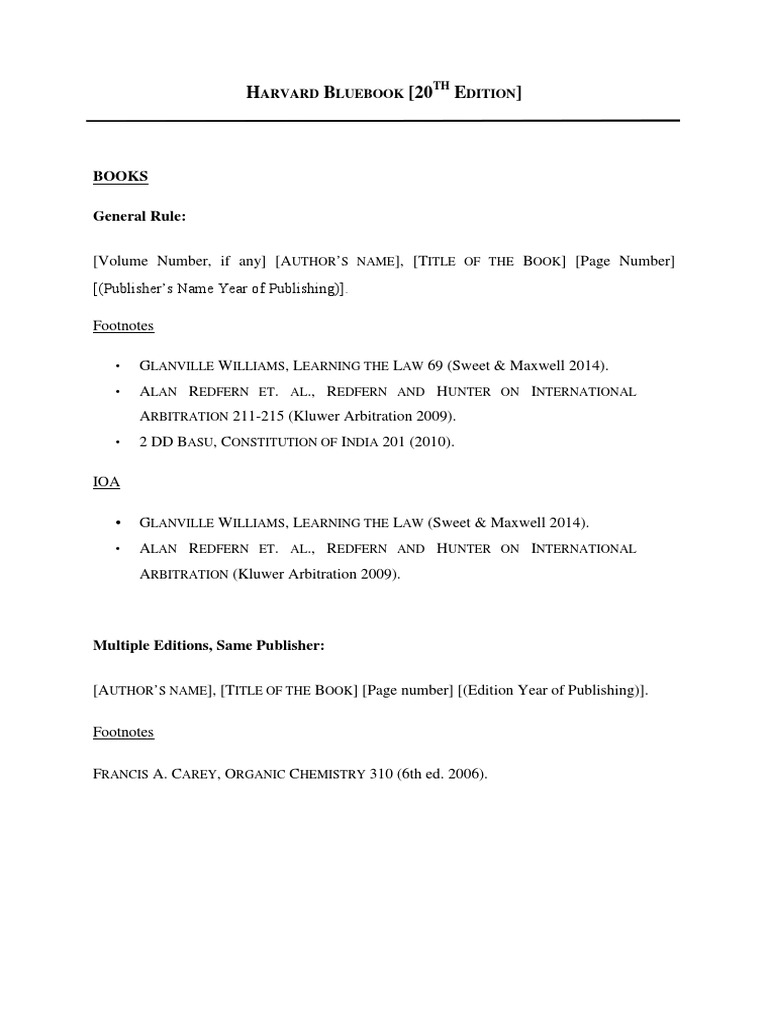 The Comprehensive Guide to Citing Sources According to the 20th Edition ...