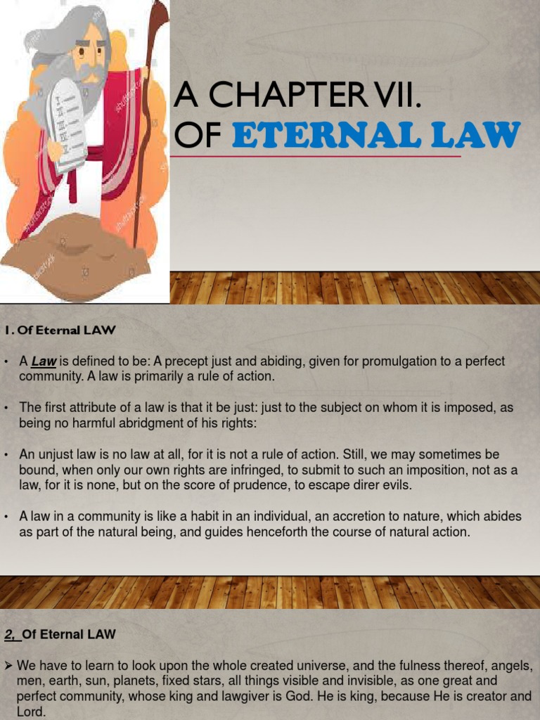 The Eternal Law: An Exploration of God's Universal Law Governing All of ...