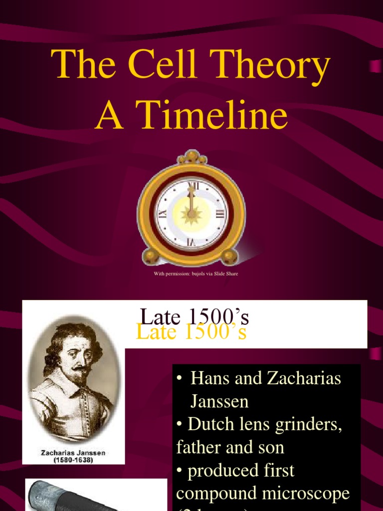 Cell Theory Lesson and Timeline | PDF | Organelle | Cell (Biology)