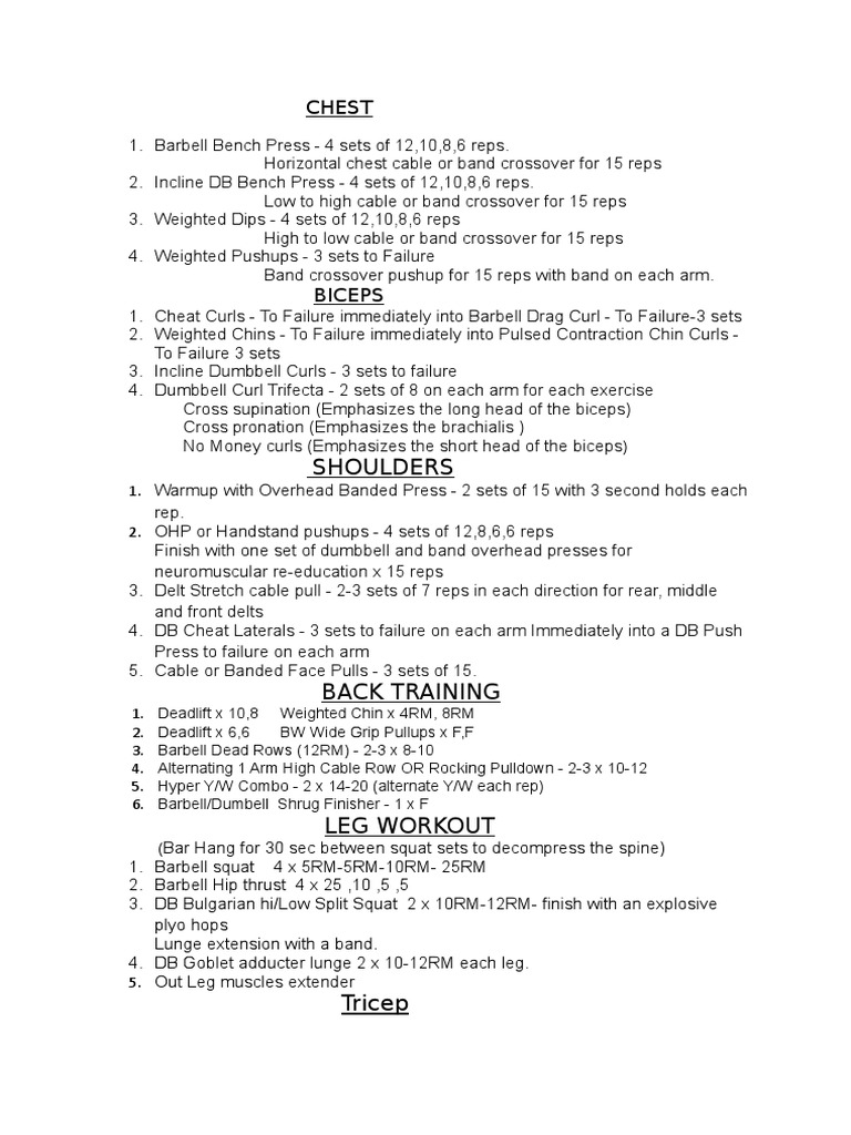 AthLEAN-X Routine | PDF | Anatomical Terms Of Motion | Athletic Sports