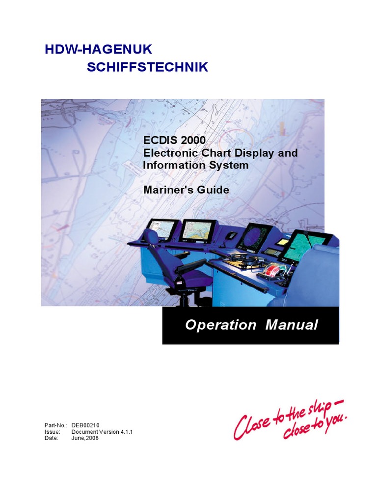 Manuals Ecdis-2000 HAGENUK | PDF | Navigation | Computing
