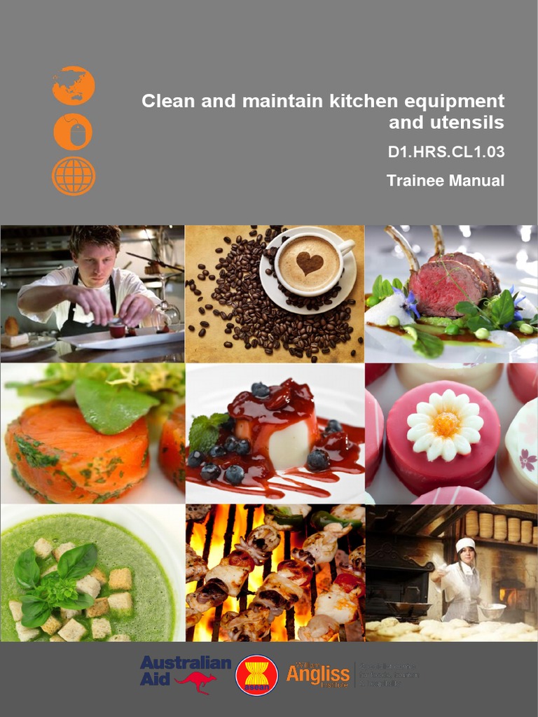 Clean and Maintain Kitchen Equipment and Utensils: D1.HRS - CL1.03 ...