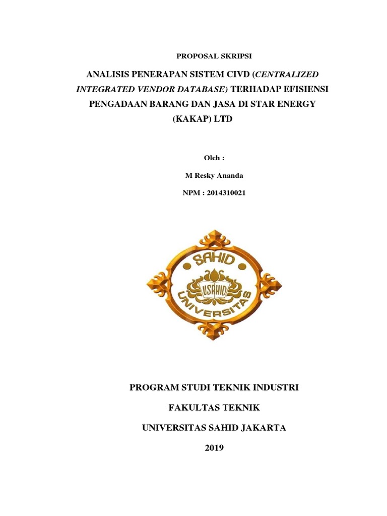 Proposal Skripsi (On Progress | PDF