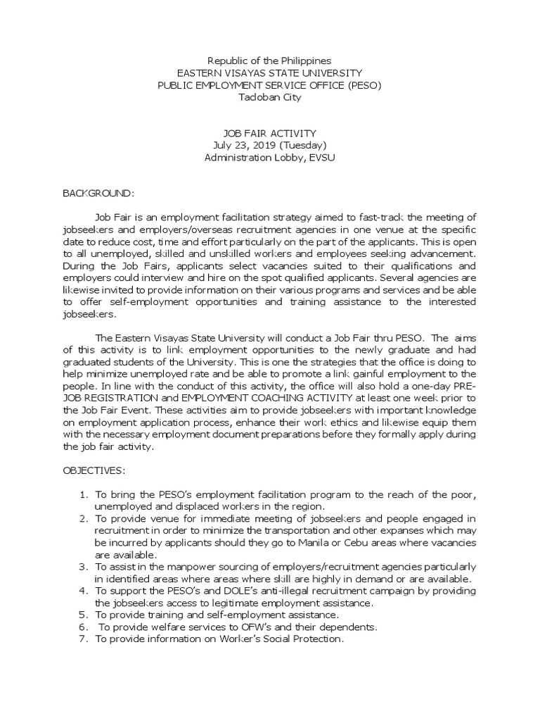 Peso Proposal | PDF | Recruitment | Employment