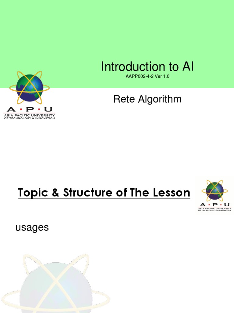 013 Rete Algorihm | PDF | Artificial Intelligence | Intelligence (AI ...
