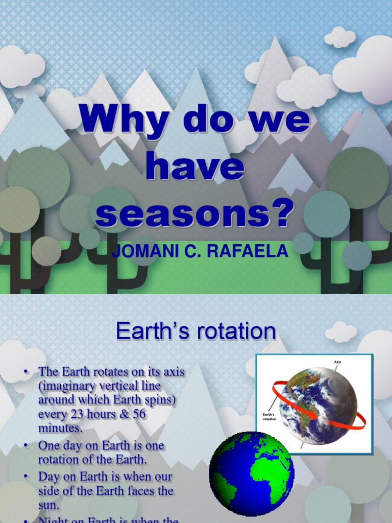 Earth Seasons | PDF | Planetary Science | Earth