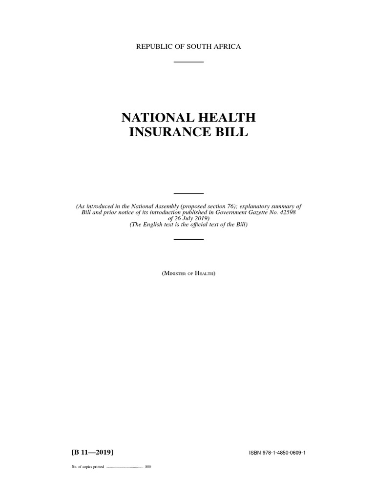 National Health Insurance | PDF | Healthcare Industry | Health Care