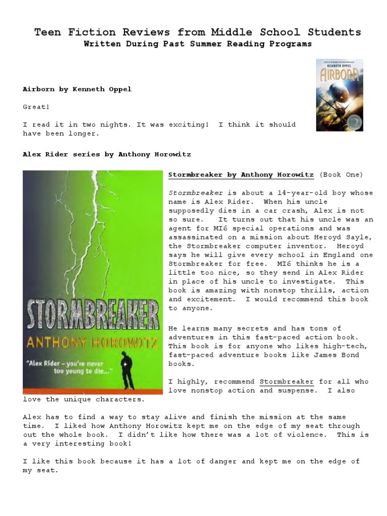 Blog Middle School 1 | PDF | Novels