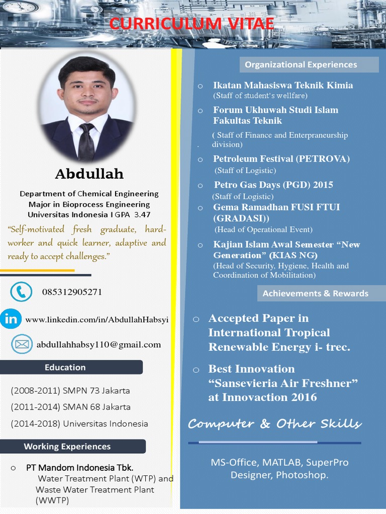 Curriculum Vitae: Abdullah | PDF