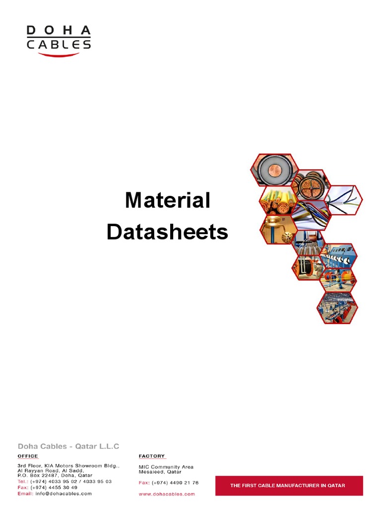 Technical Offer for Fire Resistant Power Cables with Material ...