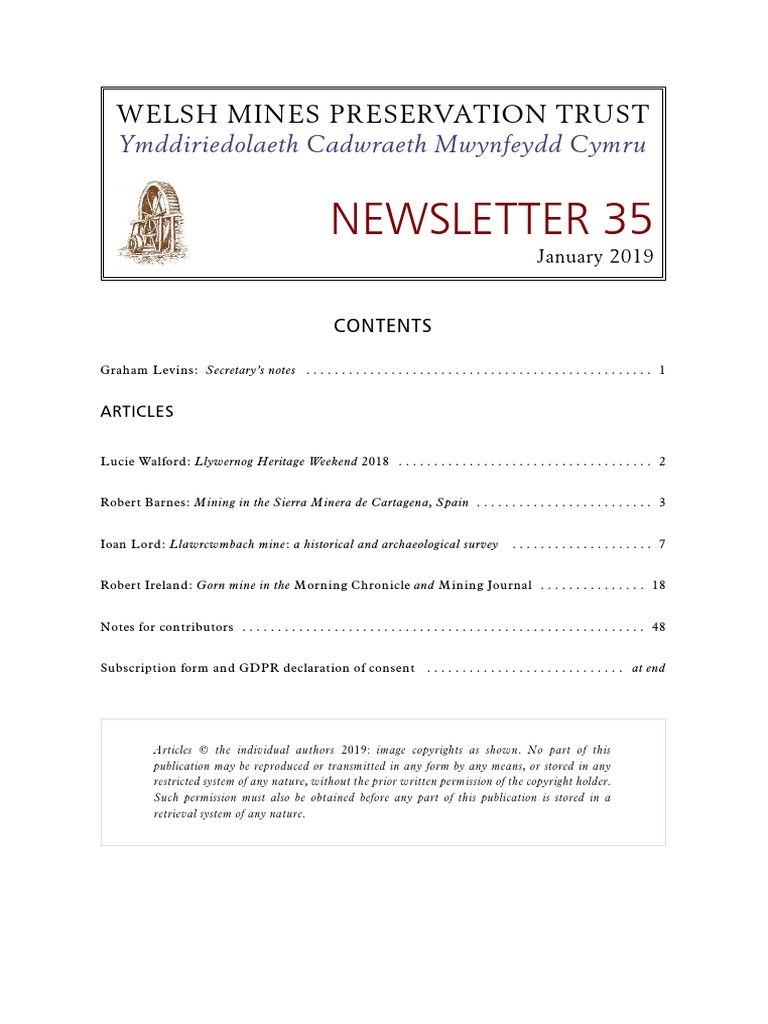 NEWSLETTER 35 January 2019 | PDF | Mining | Coal Mining