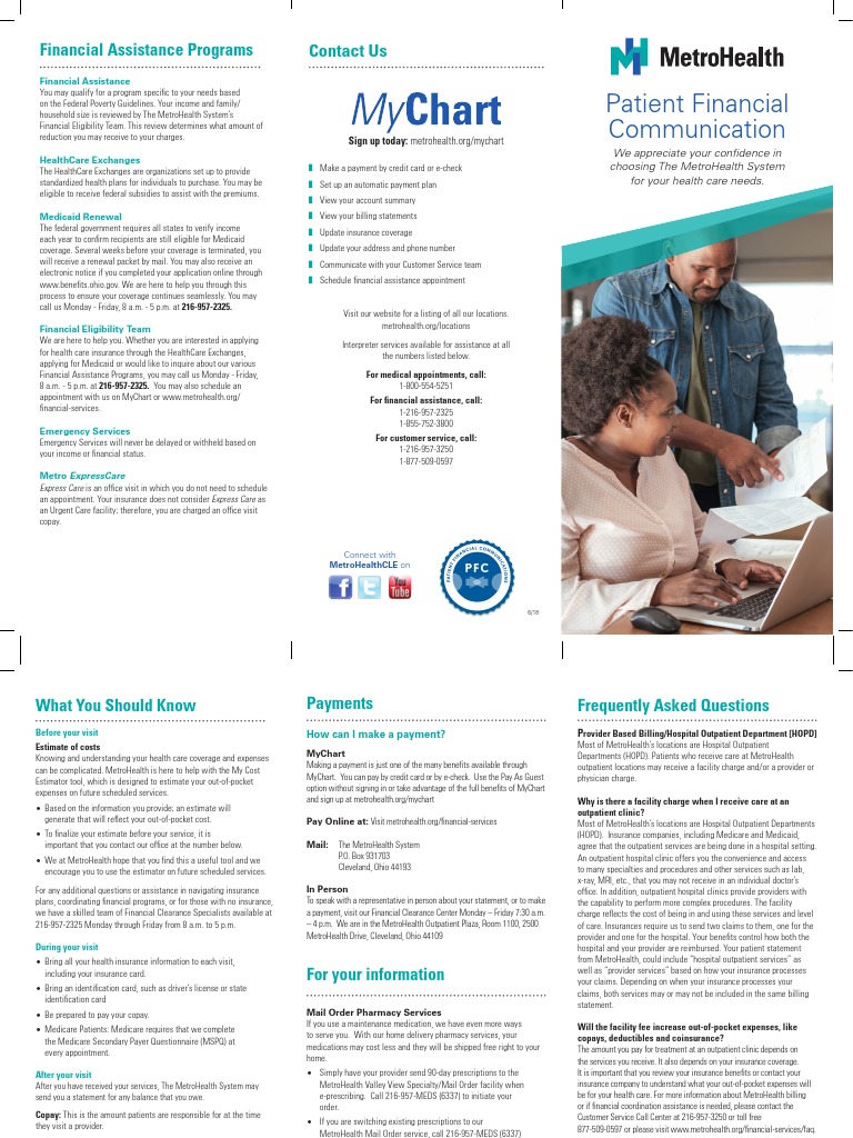 MetroHealth Financial Assistance Guide | PDF | Health Insurance ...