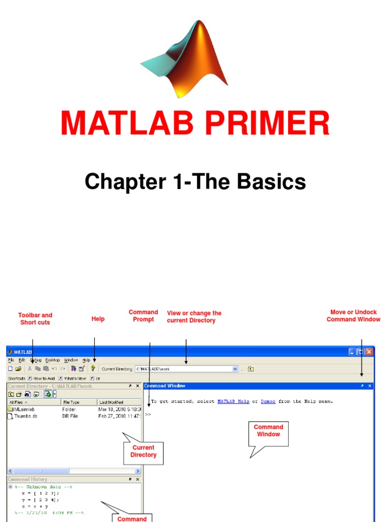 Matlab Primer: Chapter 1-The Basics | PDF