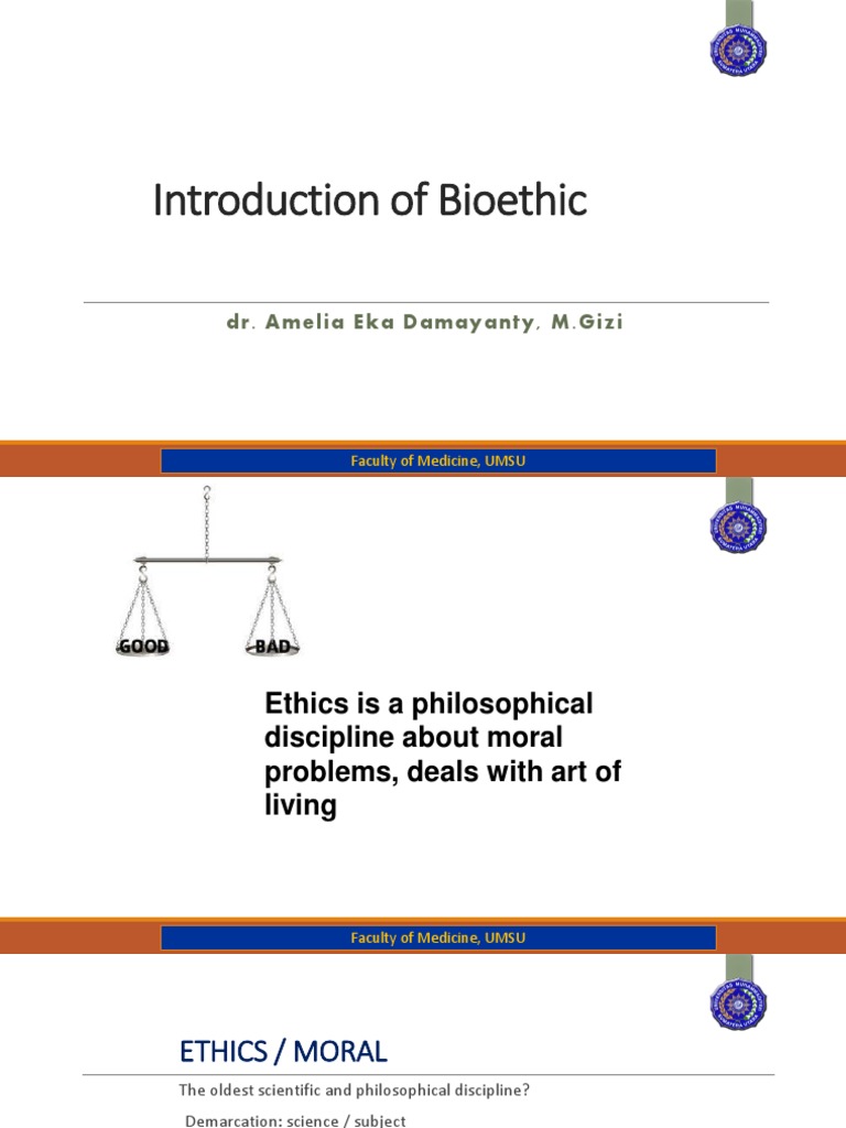 An Introduction to Bioethics: A Summary of Key Concepts and Principles ...