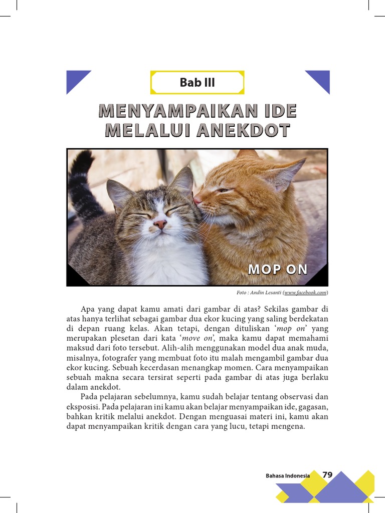 Menyampaikan Ide Melalui Anekdot: Bab Iii | PDF