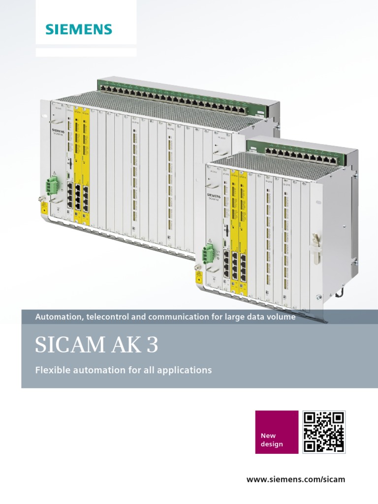 Sicam Ak 3 Broschuere en | PDF | Automation | Network Topology