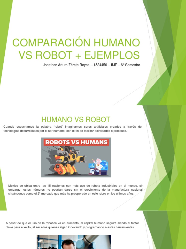 Humano VS Robot | PDF
