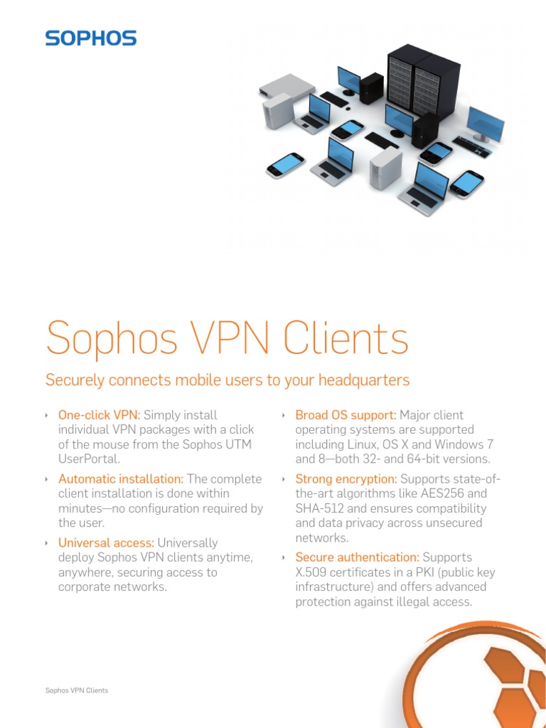 Sophos VPN Clients: Securely Connects Mobile Users To Your Headquarters ...