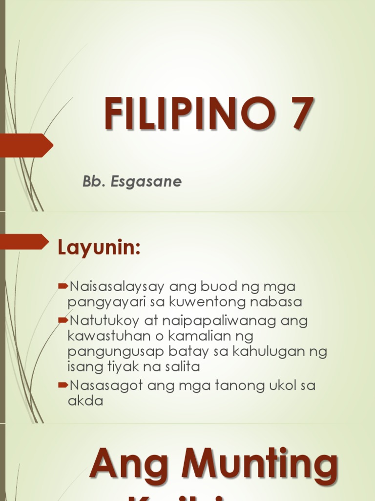 Filipino 7.10th | PDF