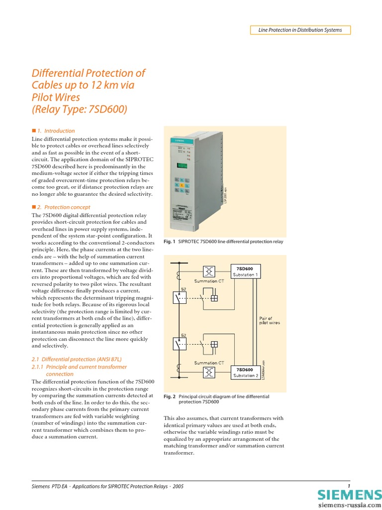 Pilot Wires - On DR | PDF | Transformer | Relay