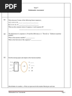 Year 7 Maths Revision Booklet | PDF | Area | Elementary Mathematics