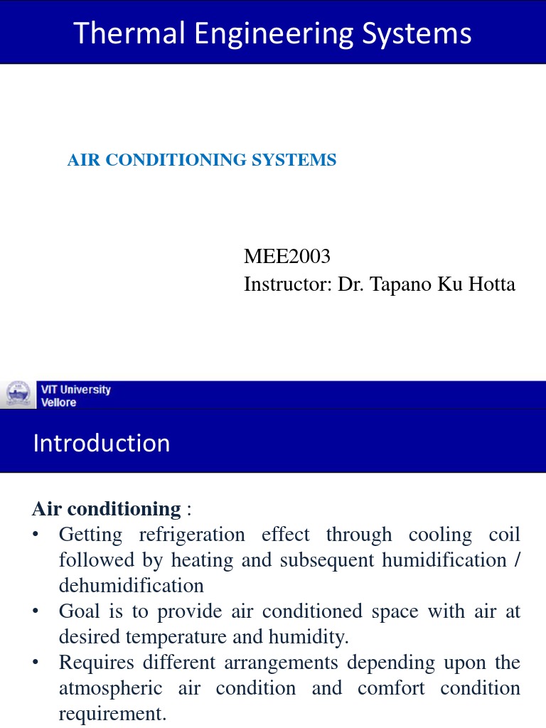 Air Conditiong System | PDF | Air Conditioning | Hvac