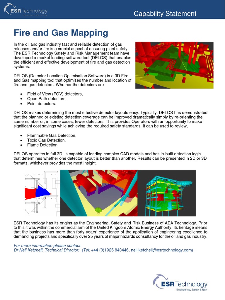 Fire and Gas Mapping: Capability Statement | PDF