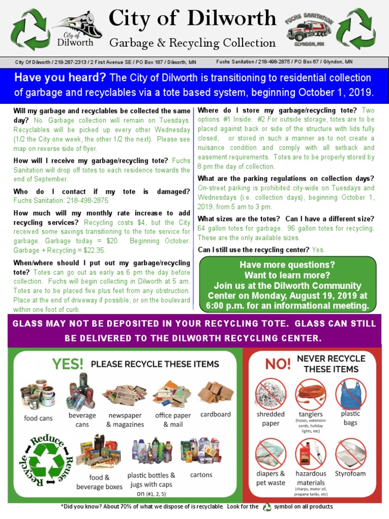 Recycling Notice | PDF | Waste | Business